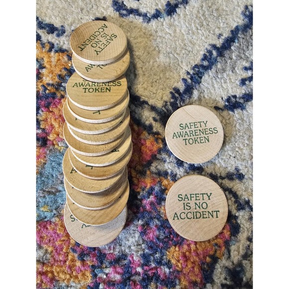 John Deere | Other | Wooden Safety Awareness Tokens Safety Is No ...